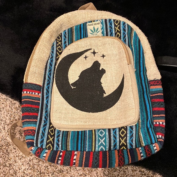 pure hemp | Bags | Brand New Himalayan Bohemian Boho Hemp Wolf Beach ...